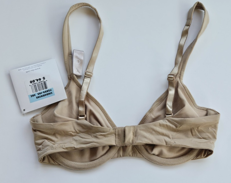 Calvin Klein Women's 30C Underwire Bra Beige NWT | eBay