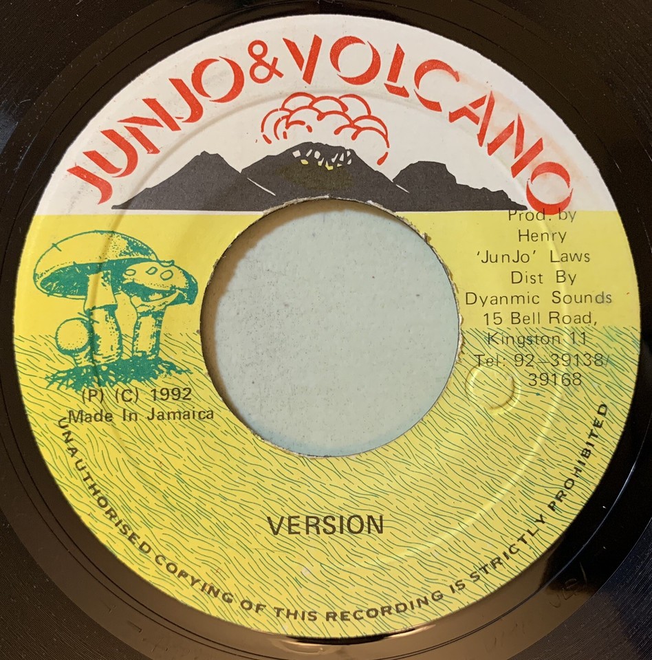 Tony Tuff - Dance Hall Rucumbine 45 Junjo & Volcano 1992 Reggae VG+ mp3 ...