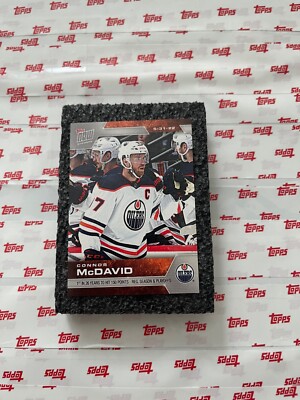 2021-22 NHL Topps NOW® Sticker #510 🏒 Connor McDavid 🏒 Edmonton Oilers ...