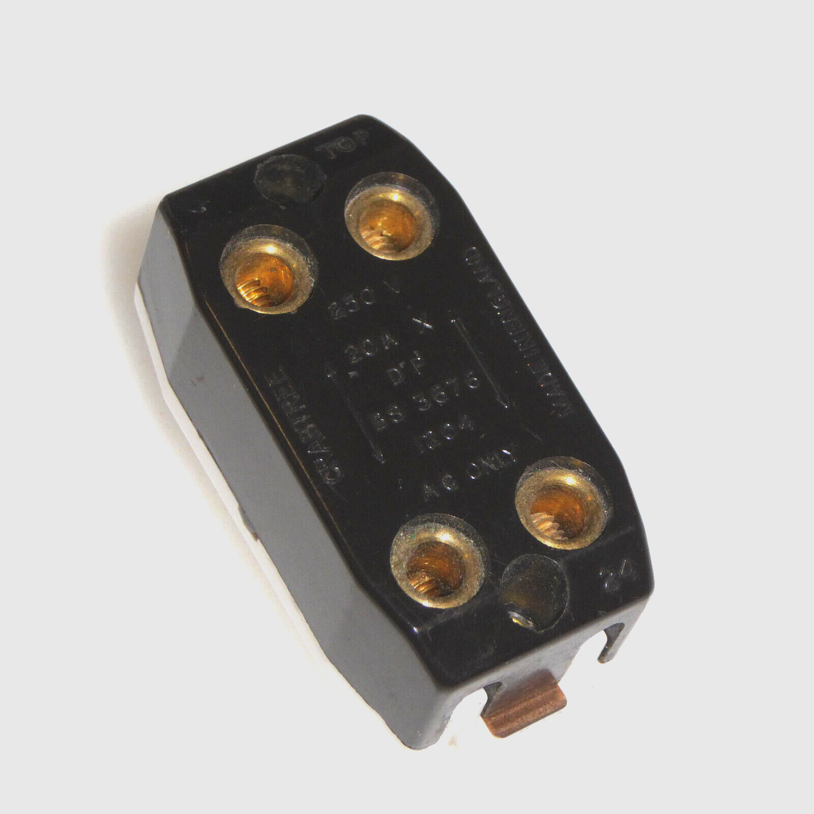 Vintage Crabtree Old Style Grid "Rockergrid" Switch 20 amp Double Pole ...