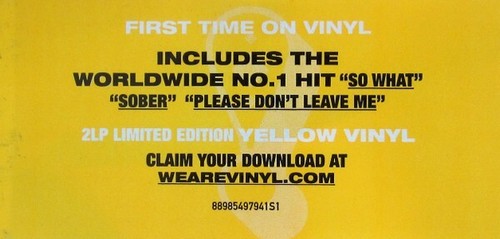 Pink - Funhouse 2 x LP LIMITED COLORED Vinyl Album SEALED NEW Record ...