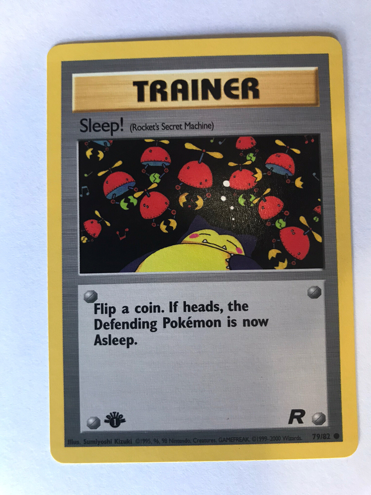 pokemon card 1st edition Trainer Sleep 79/82 *OFFERS WELCOME* | eBay