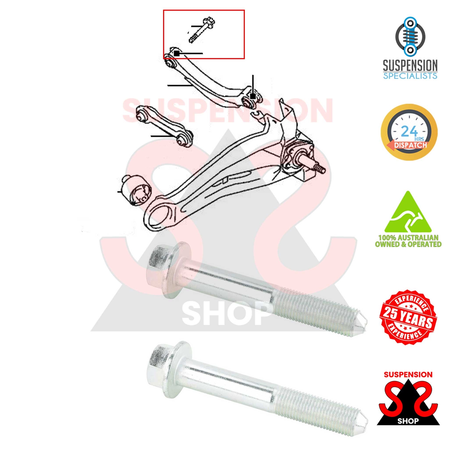 Rear Fastening Bolt, Control Arm Suit HYUNDAI Elantra 1.8 ELANTRA III ...