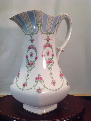 Antique RARE Whieldon Ware Elite Huge Pitcher By F. Winkle Rd554111 ...