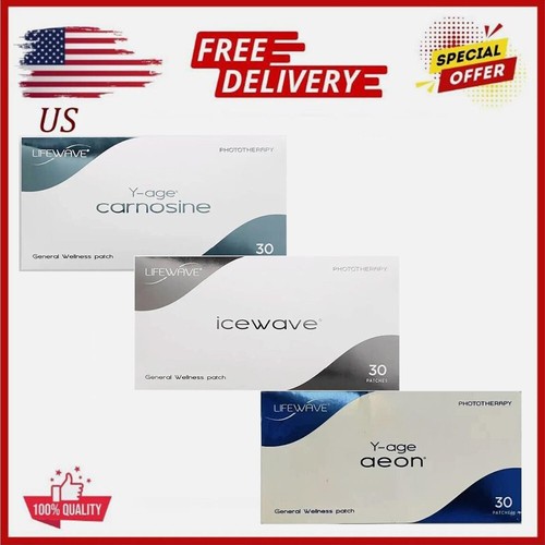 LifeWave Aeon ,IceWave, Carnosine Three Different Models 30 Patches ...