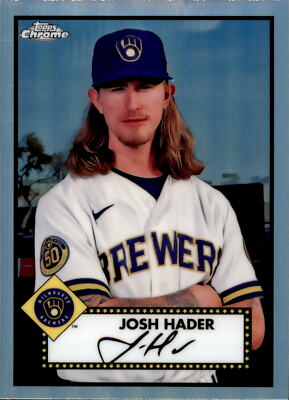 2021 Topps Chrome Platinum Anniversary Refractors #284 Josh Hader Card ...