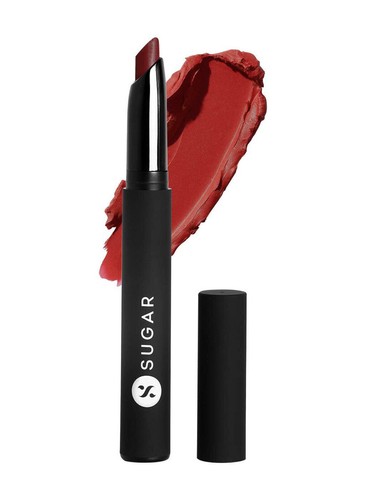 SUGAR Cosmetics Matte Transferproof 02 Red Zeppelin Lipstick pack of 2 ...