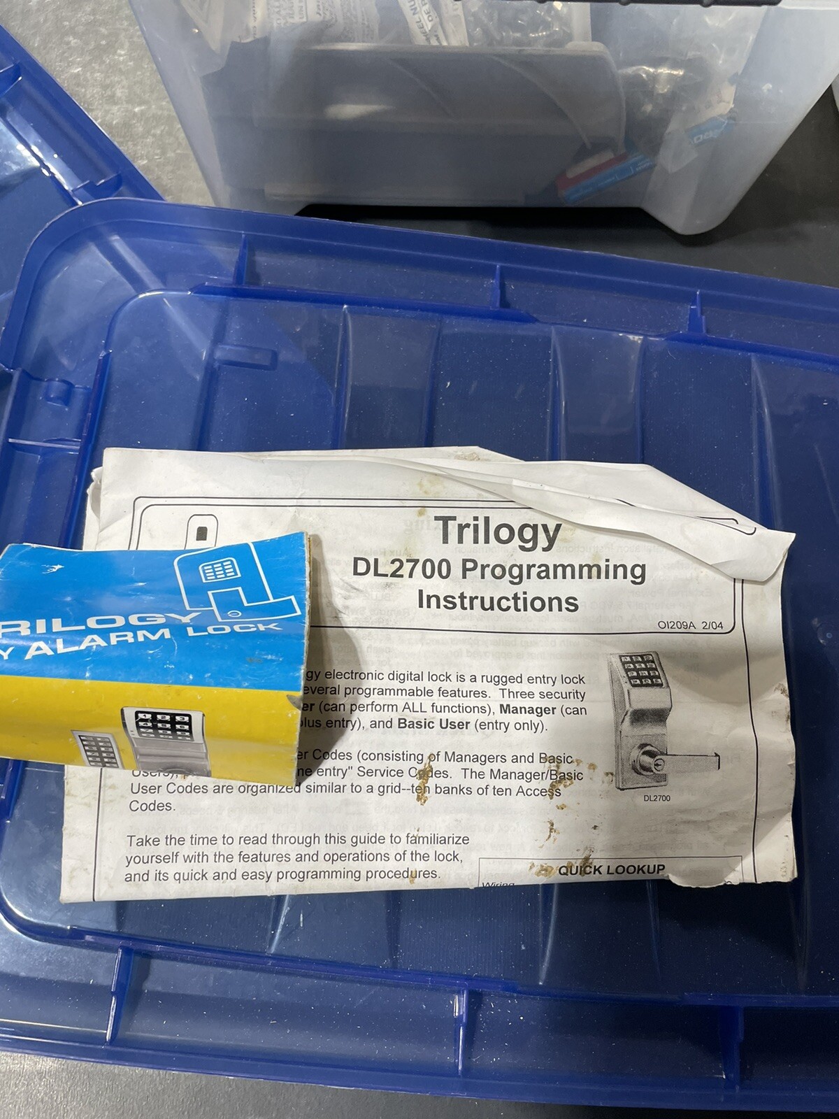 Trilogy DL2700/26D Keypad Cylindrical Lever | eBay