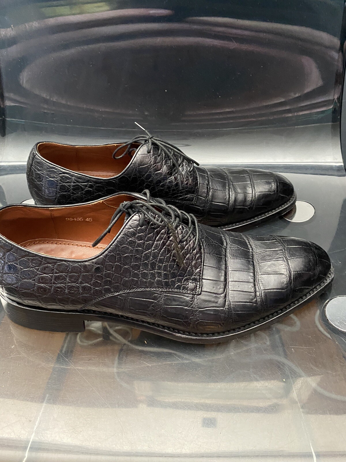 ZILLI Crocodile Alligator Dress Shoes size 45 (US 11.5) | eBay