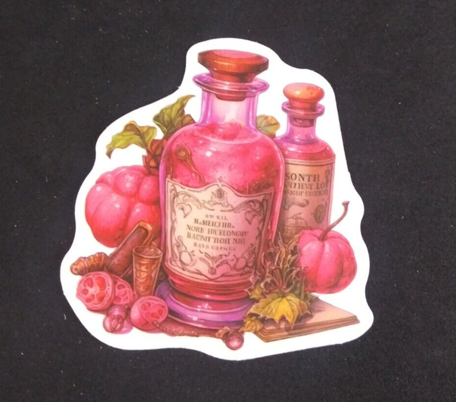 Potions With Herbs & Spices Purple Black Magic Sticker 2" | eBay