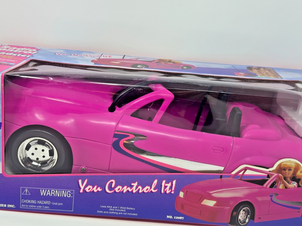 1996 Meritus Fashion Doll Pink Radio Control Roadster Convertible Fits ...