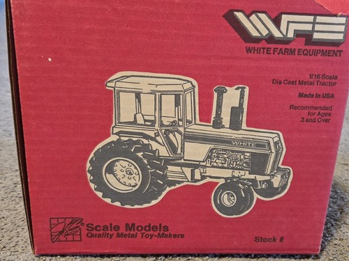 1/16 White 185 Tractor w/ Duals | eBay