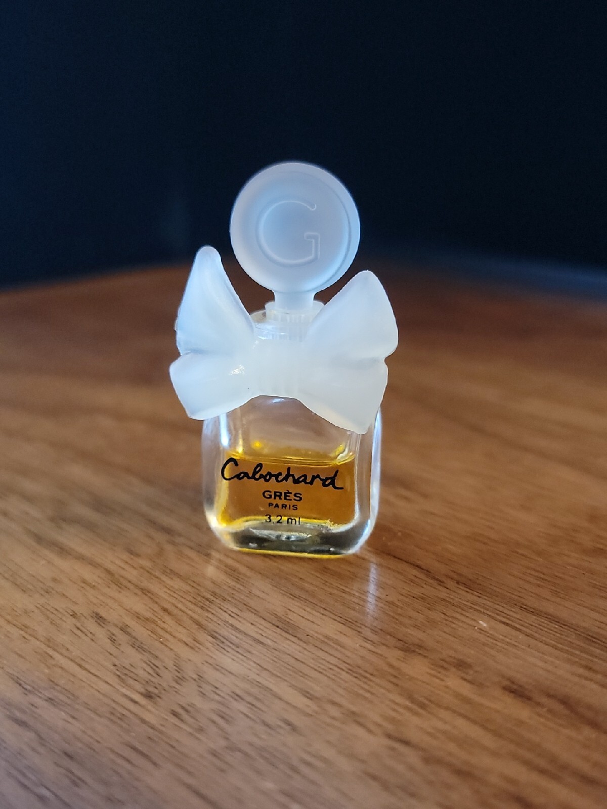 #23 Vintage Cabochard Gres Bow Bottle 3.2 Mini Micro Perfume Splash ...