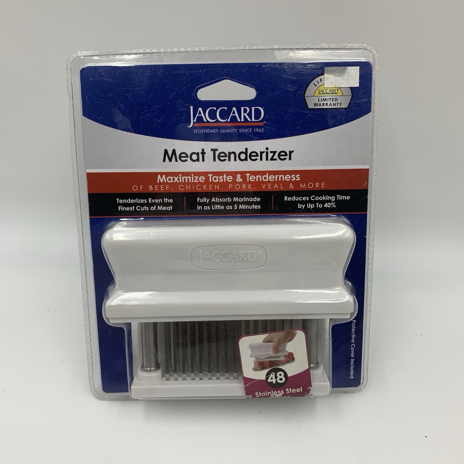 Jaccard Supertendermatic 48 Blade Meat Tenderizer, White | eBay