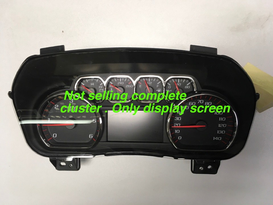 2014 -2018 Chevy Speedometer cluster center display screen,Silverado ...