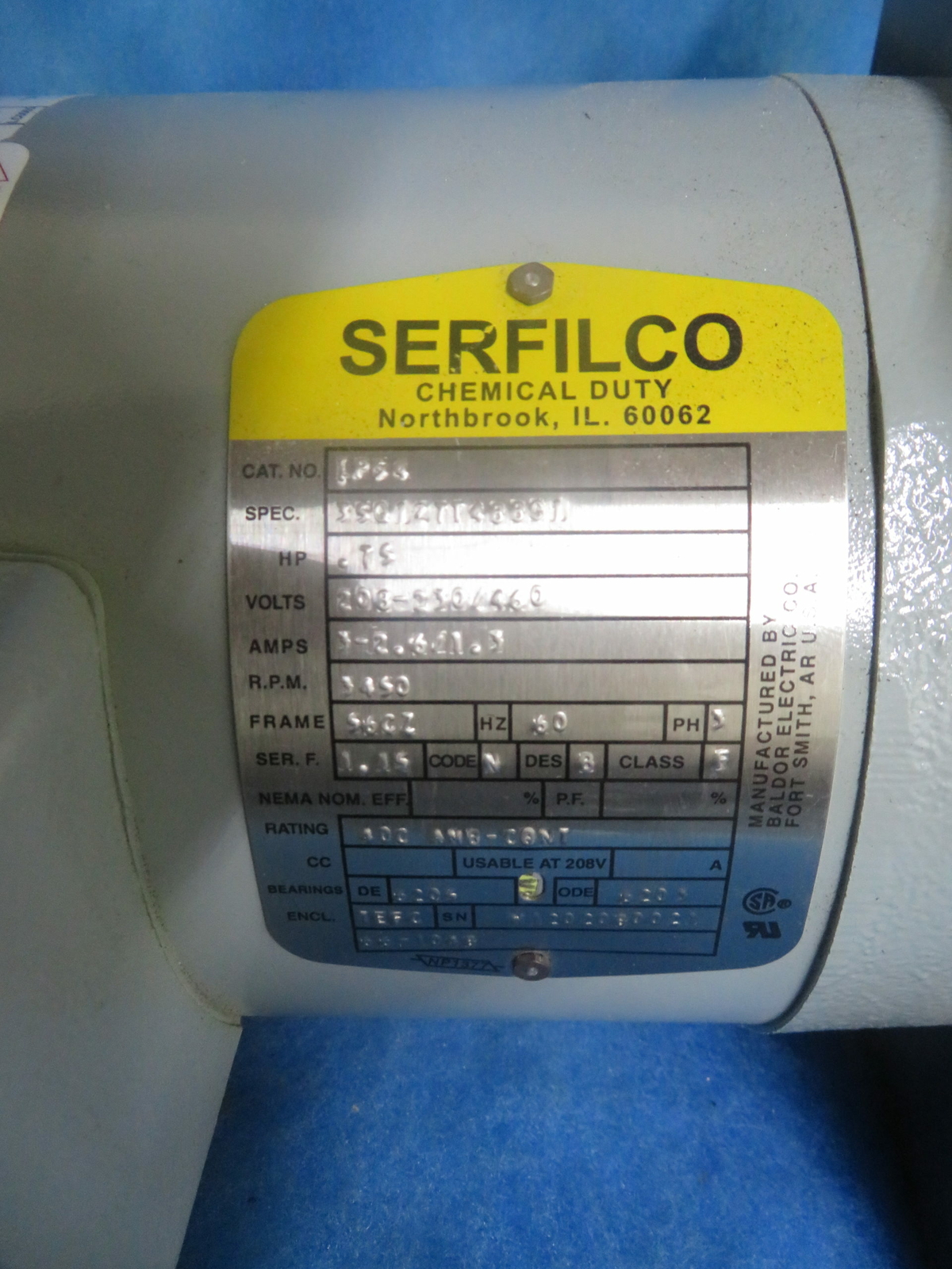 New Serfilco IP54 Magnetic Coupled Chemical Pump + 1 Year Warranty | eBay