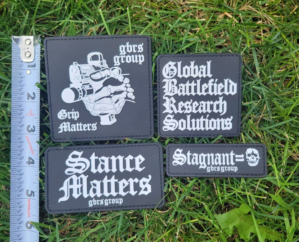 (6-Pack) GBRS PVC patches (FOG, Supdef, Wrmfzy, Chosen, Crime Co ...