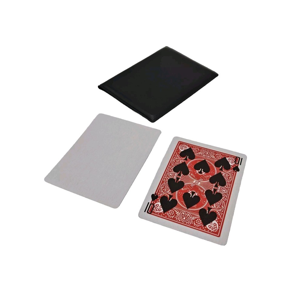 Magic Trick " Optical Wallet " Melting Blank Card Gimmick Close Up ...