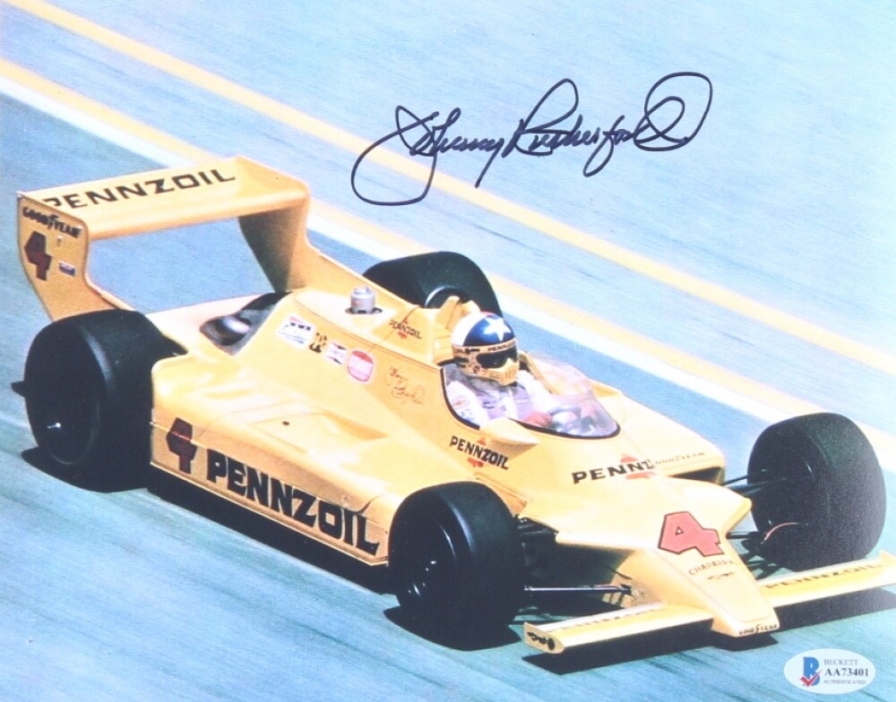 Johnny Rutherford NASCAR Indy 500 Winner Signed 8x10 Photo Beckett A2 ...