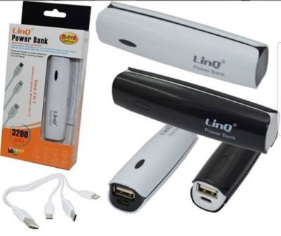 Power Bank Batterie Externe 3200 mAh Avec Câble 3in1 - LinQ D-015 | eBay