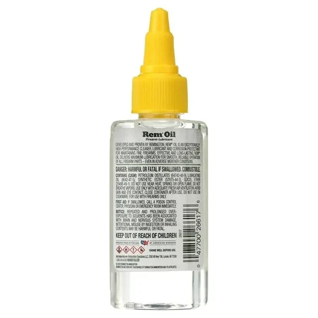Rem Oil with Teflon Gun Lubricant Remington Bottle 1 Oz - Free Shipping ...