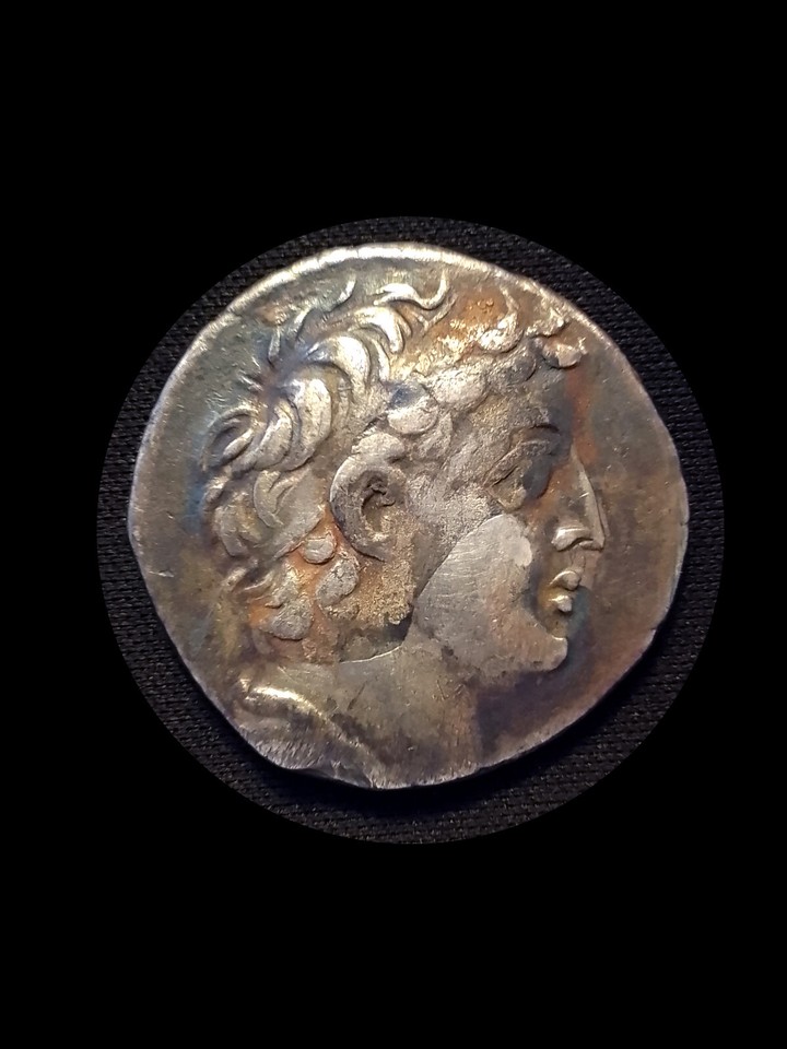 Seleucid King Demetrius II Silver Tetradrachm Coin Tyro Mint 125 BC ...