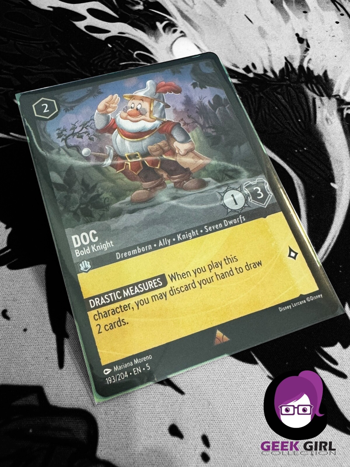 COLD FOIL - Doc - Bold Knight - 193/204 - Disney Lorcana Shimmering ...