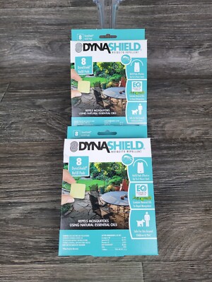 DynaShield Refill Mosquito Repellent Pads (8) Per Box. Two Boxes ...