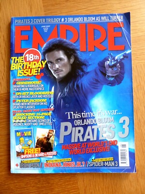 EMPIRE Magazine June 2007 18th Birthday Issue, Pirates 3, 28 Weeks ...