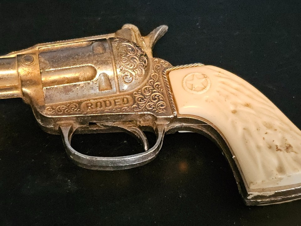 Vintage Hubley Rodeo 1950's 1960's Cap Gun Pistol Revolver Single Shot ...