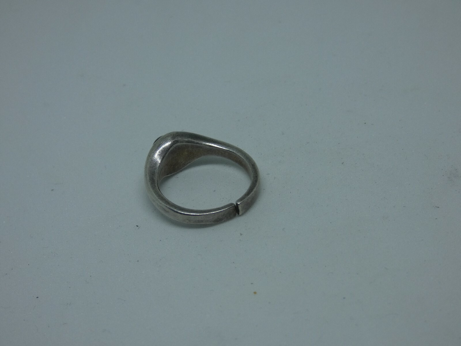 (8737) Ring Silber 925 FS + schwarzer Stein Innen Ø ca. 17 mm | eBay.de
