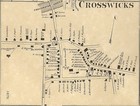 Chesterfield Crosswicks Sykesville NJ 1876 Maps with Homeowners Names ...