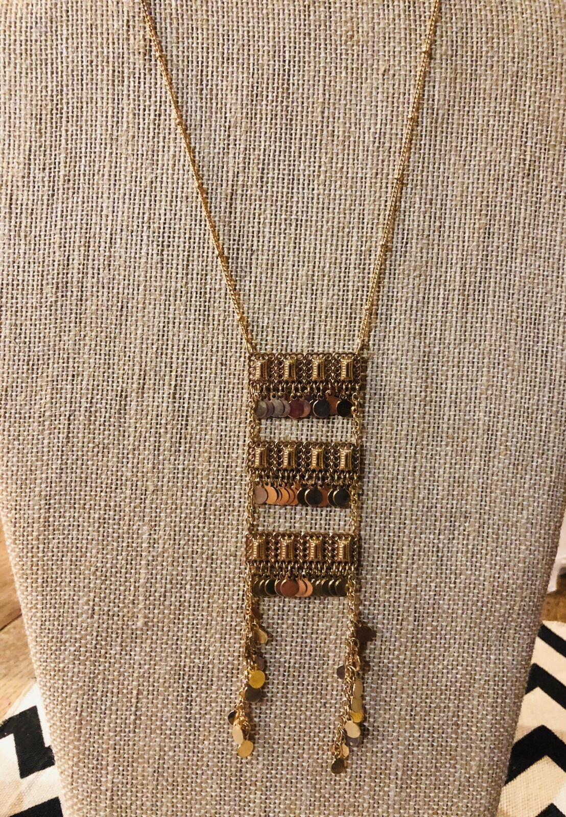 Plunder Necklace New 2016 DEC POSSE GOLD LAYER W/CIRCLES Free Shipping ...