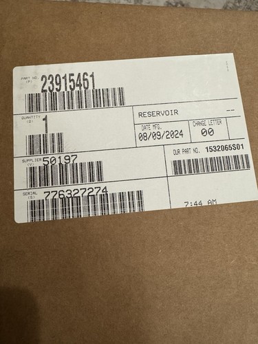 New OEM Coolant Expansion Tank Volvo 23915461 22061290 22564837 ...