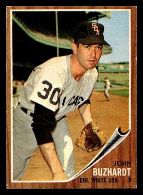 1962 Topps #555 John Buzhardt Excellent+ SP White Sox ID:471098 | eBay