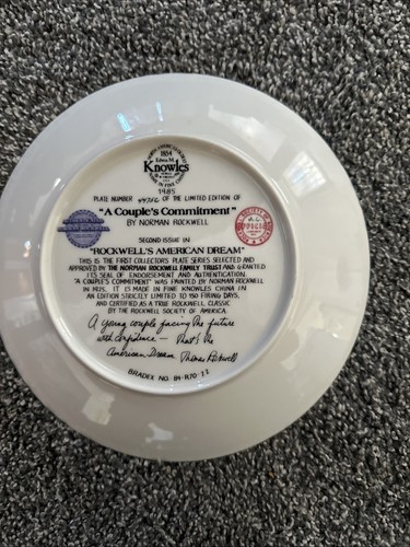 Norman Rockwell Limited Edition Authenticated A Couple’s Commitment ...