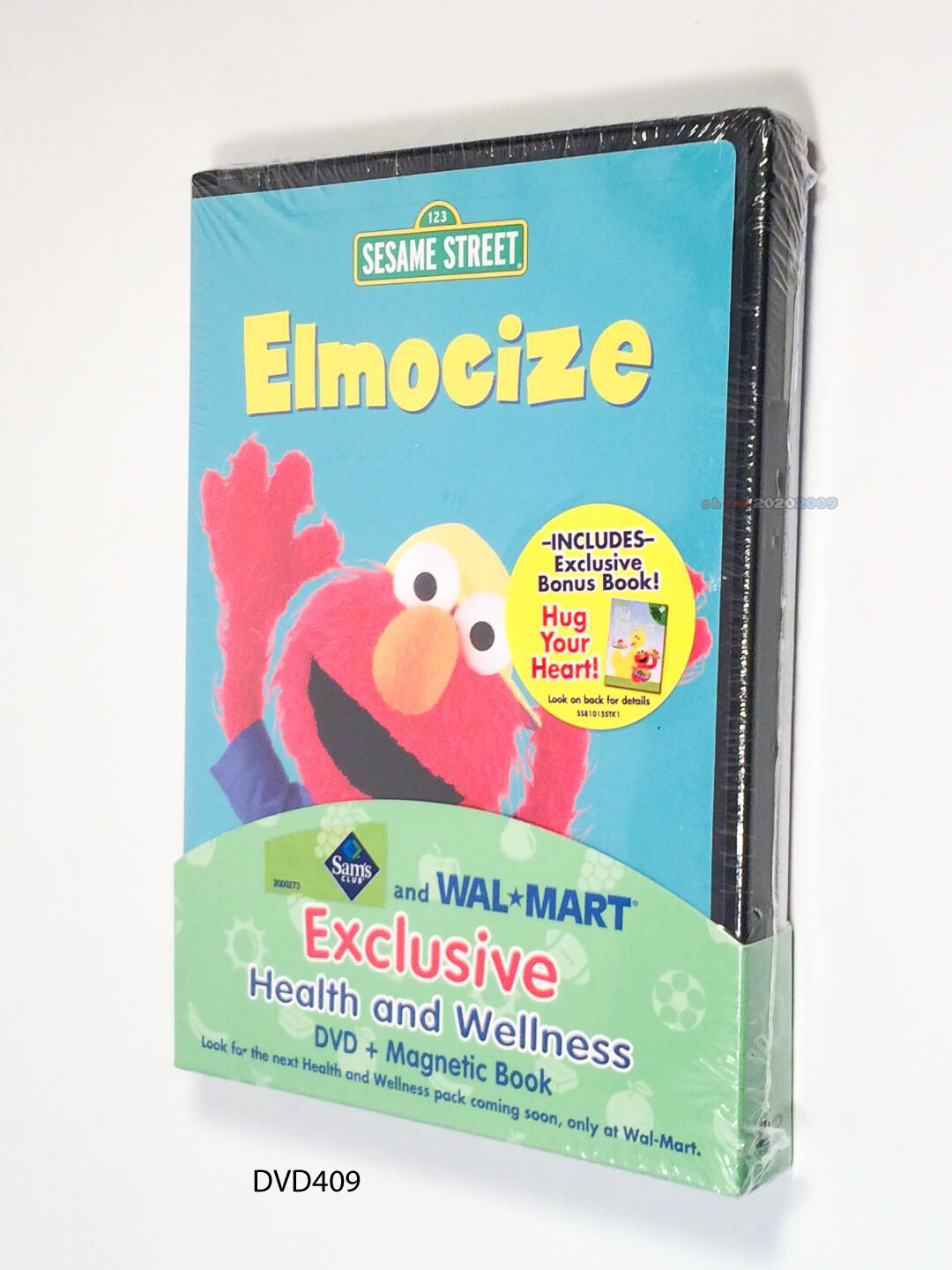 Sesame Street ELMOCIZE Exclusive Health and wellness DVD+Magnetic Book ...