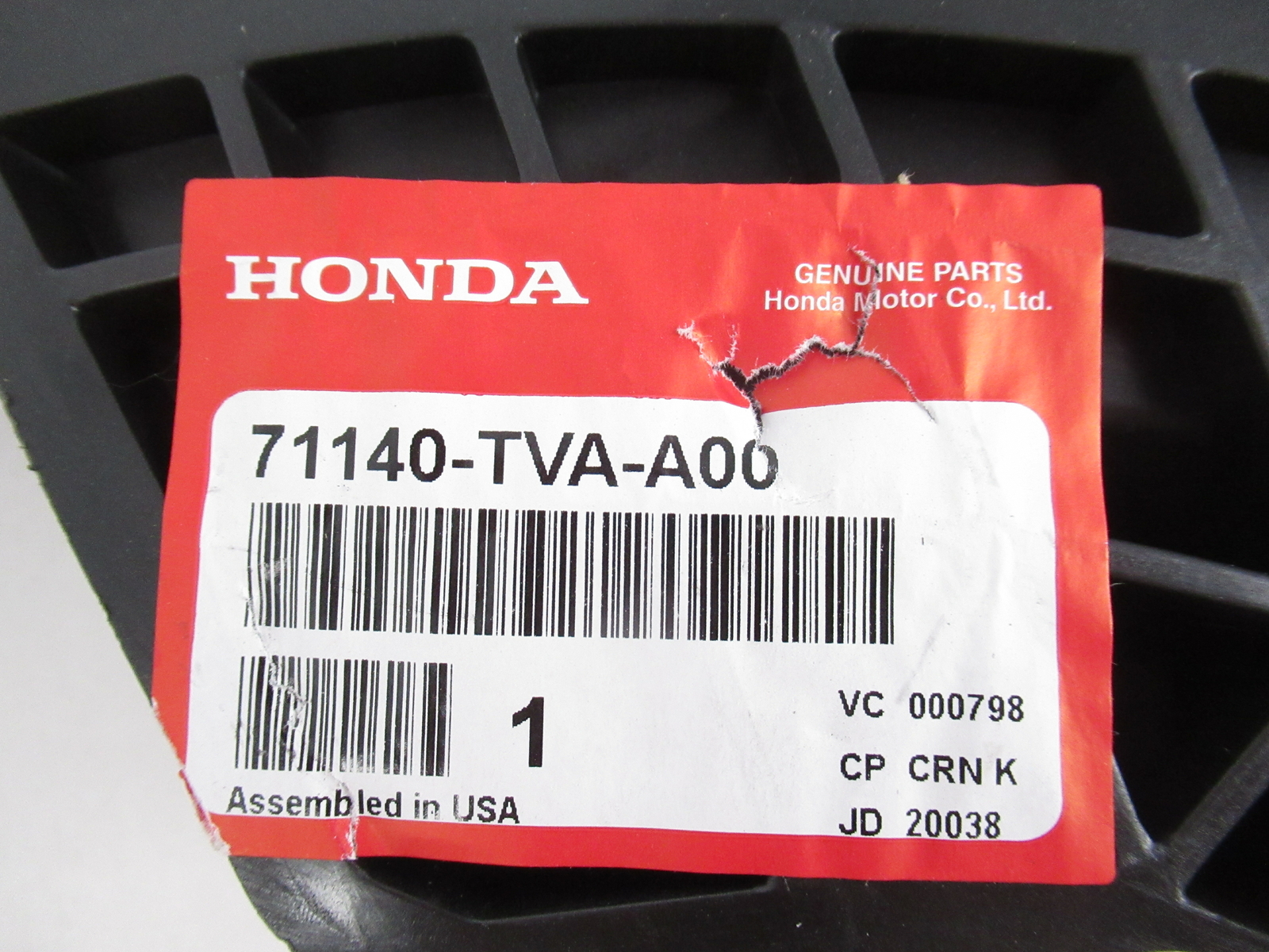 2018-2020 Honda Accord Right Front Upper Bumper Beam | 71140TVAA00 | OE ...