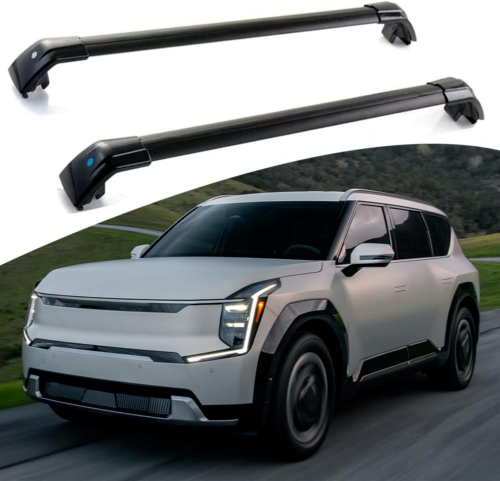 2Pcs Fits for KIA EV9 GT-Line 2024+ Roof Racks Rail Cross Bars Crossbar ...