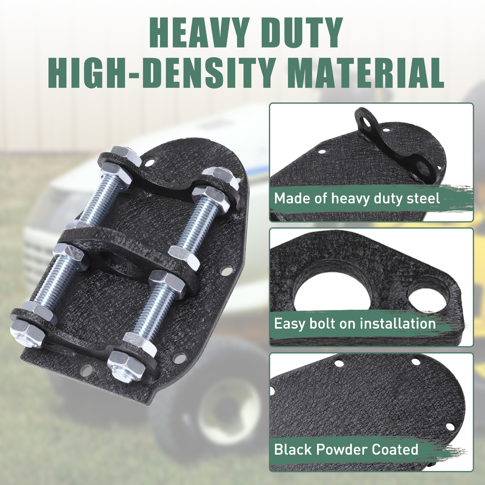 1x Adjustable Garden Tractor Pulling Hitch Fit For Cub Cadet Black ...