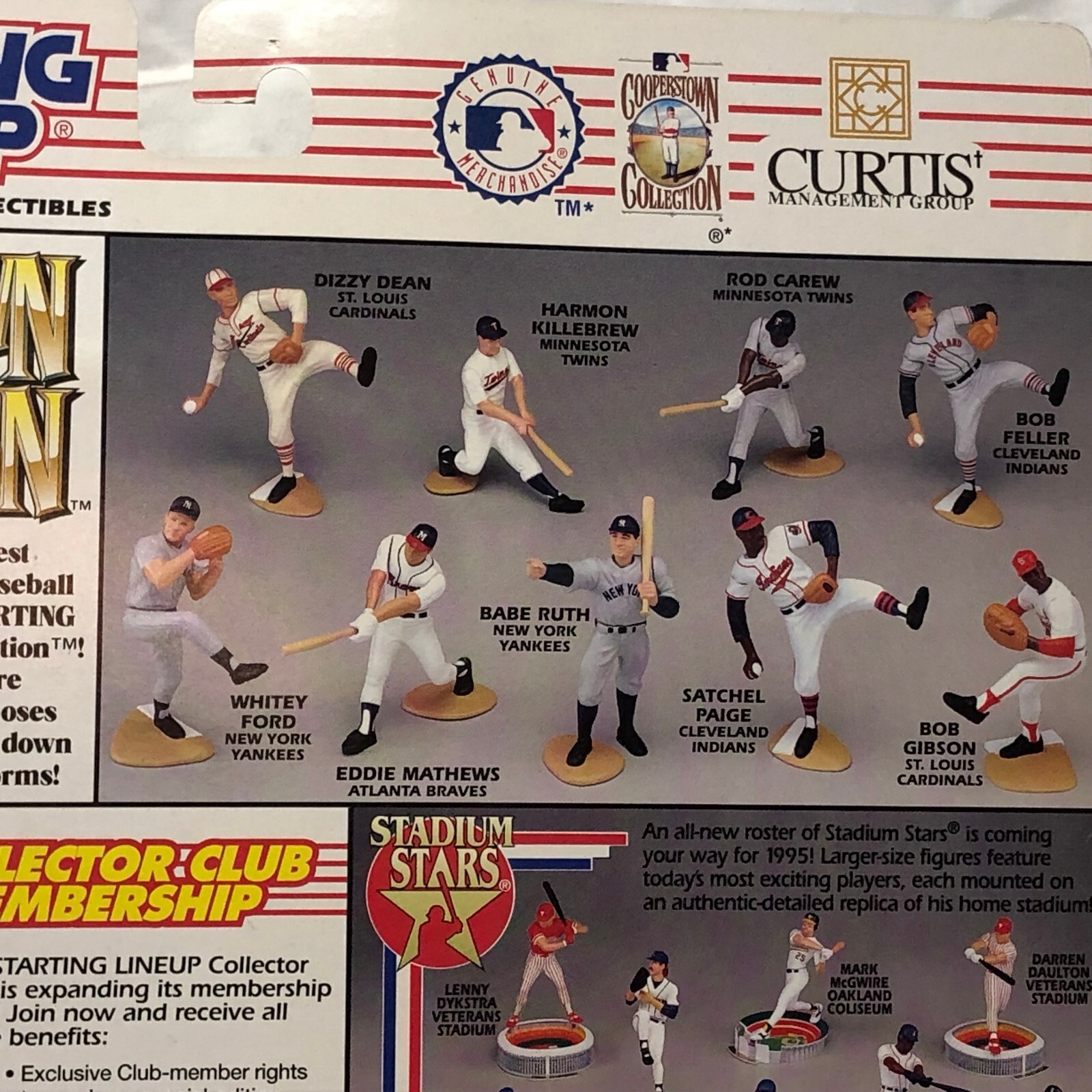 Starting Lineup Major League Baseball Cooperstown Collection Harmon ...