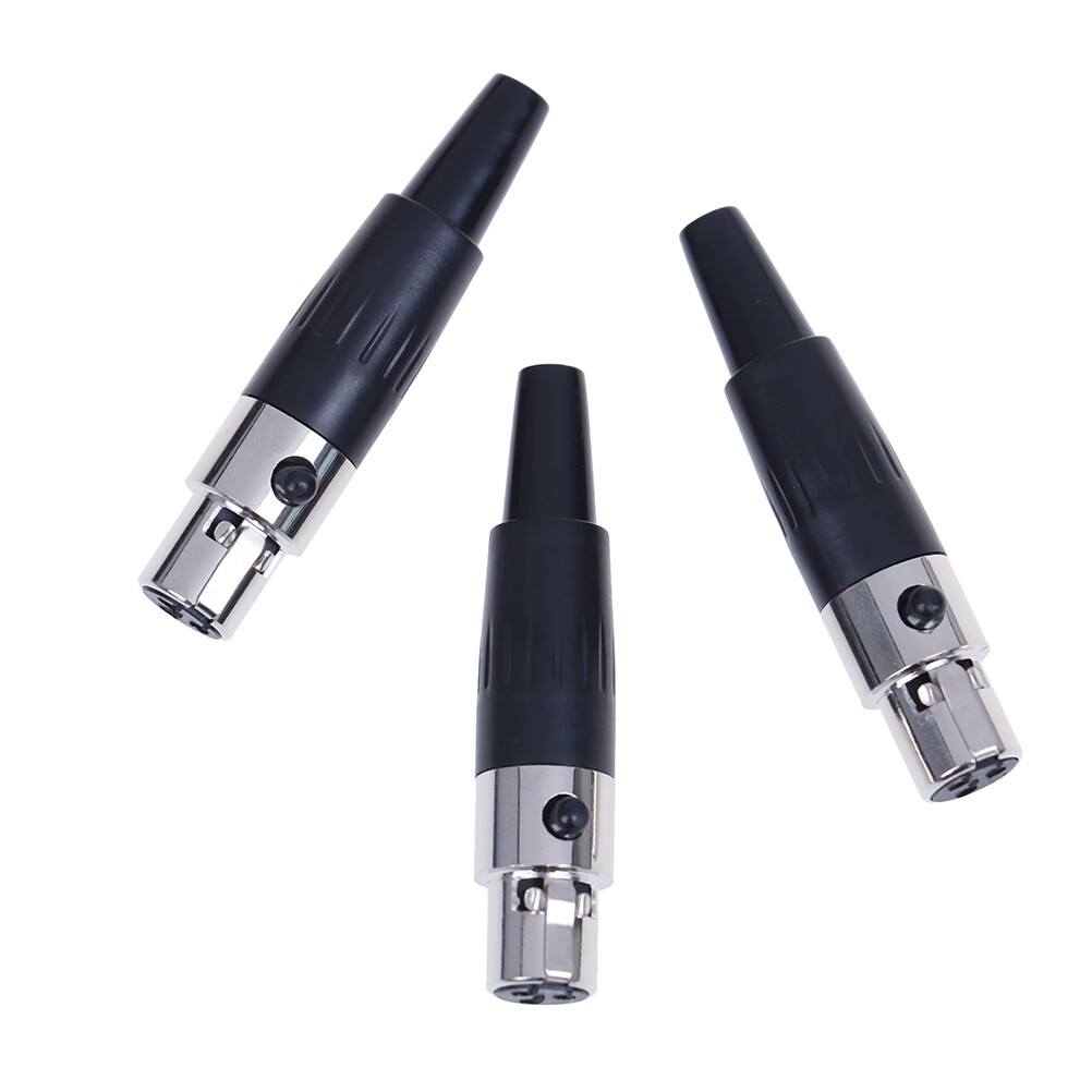1Pc 3pin female plug mini TA3F XLR audio microphone connector MIC ...