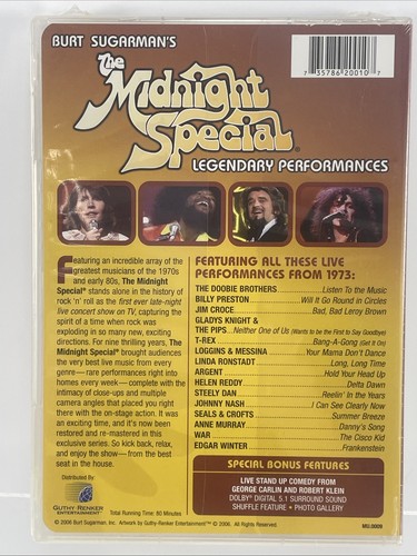 The Midnight Special DVD 1973 War Jim Croce Helen Reddy Steely Dan ...