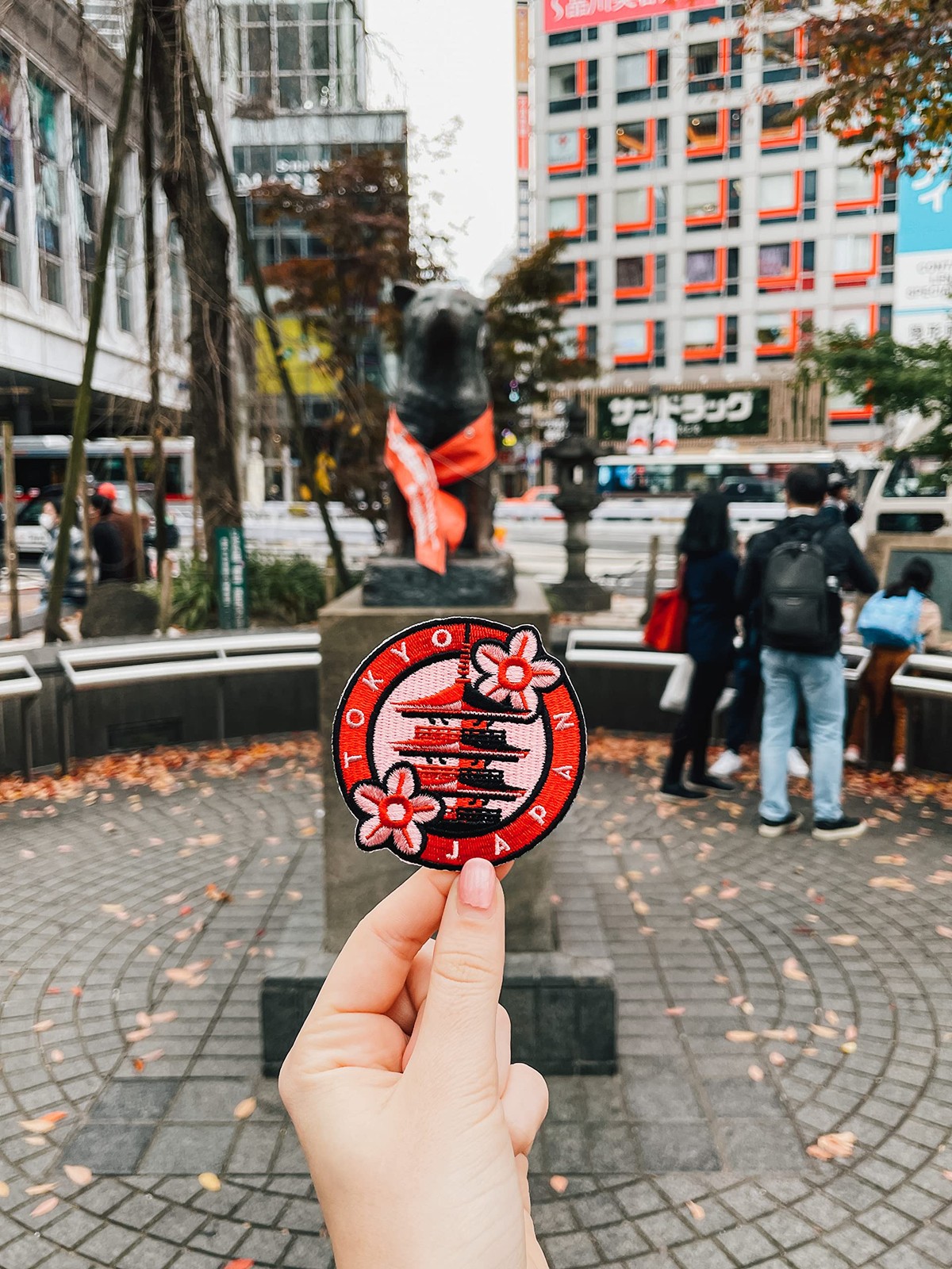Tokyo Japan Patch Souvenir Iron On Travel Badge, Cherry Blossoms ...