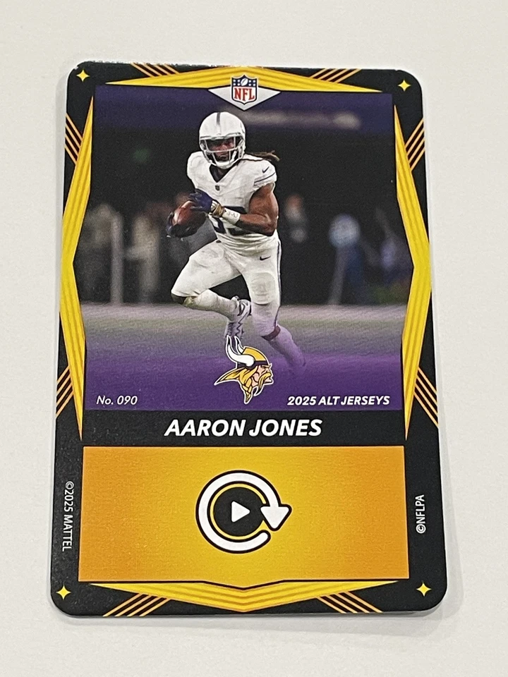 2025 Uno Elite Alt Jerseys Edition - Aaron Jones #090 for sale | eBay
