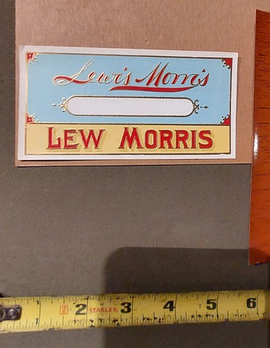 Tobacco Related Vintage Cigar Labels In good Pre-owned condition | eBay