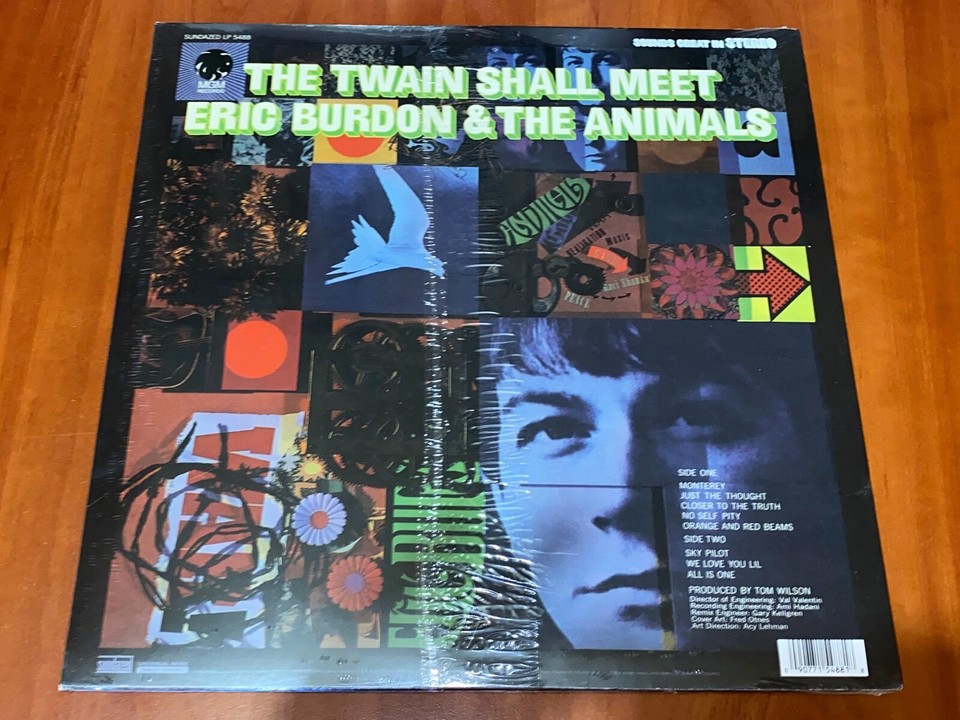 ERIC BURDON ANIMALS TWAIN SHALL ME LP *US* PRESS 2015 SUNDAZED 180g HQ ...