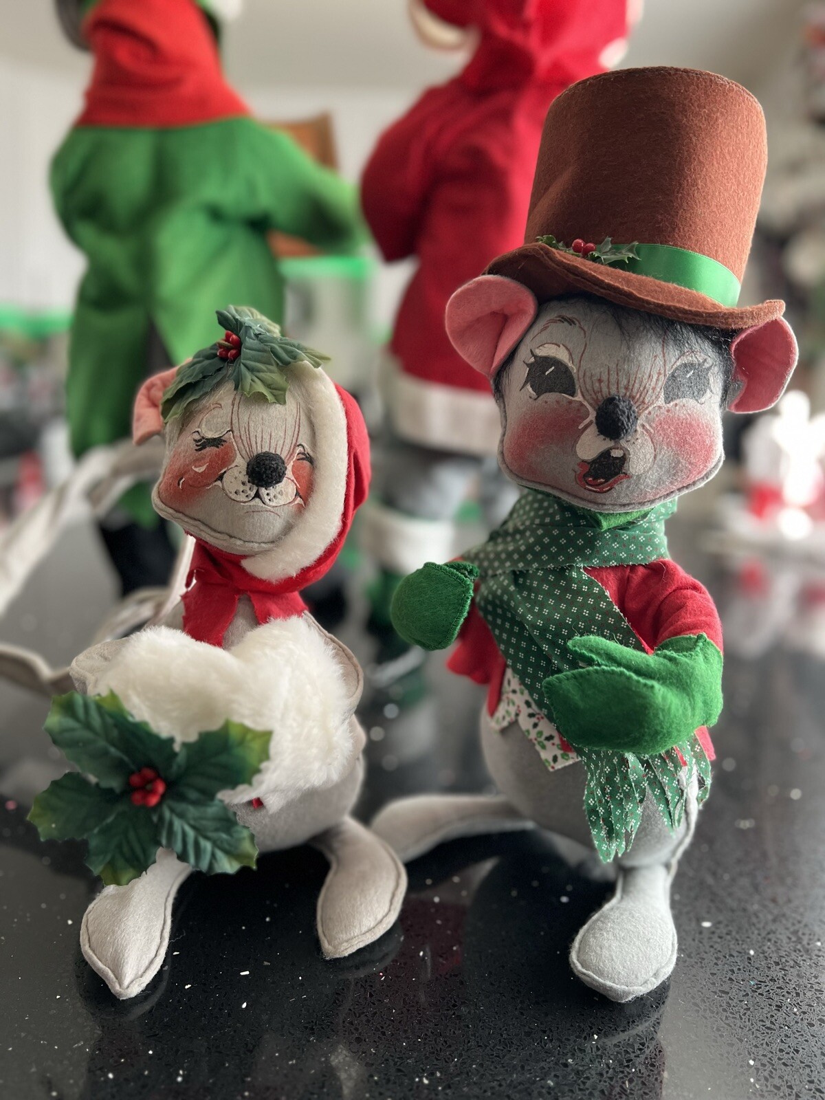 Annalee Vintage Christmas Caroling Singing Mice | eBay