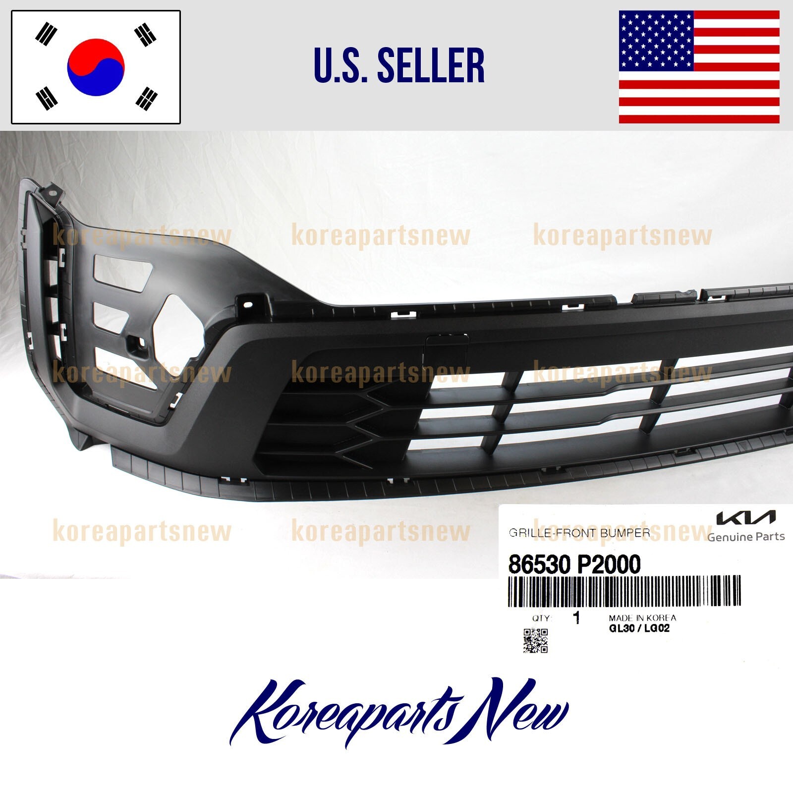 Front LOWER Bumper Grille 86530P2000 TEXTURED ⭐OEM⭐ Kia Sorento LX S ...