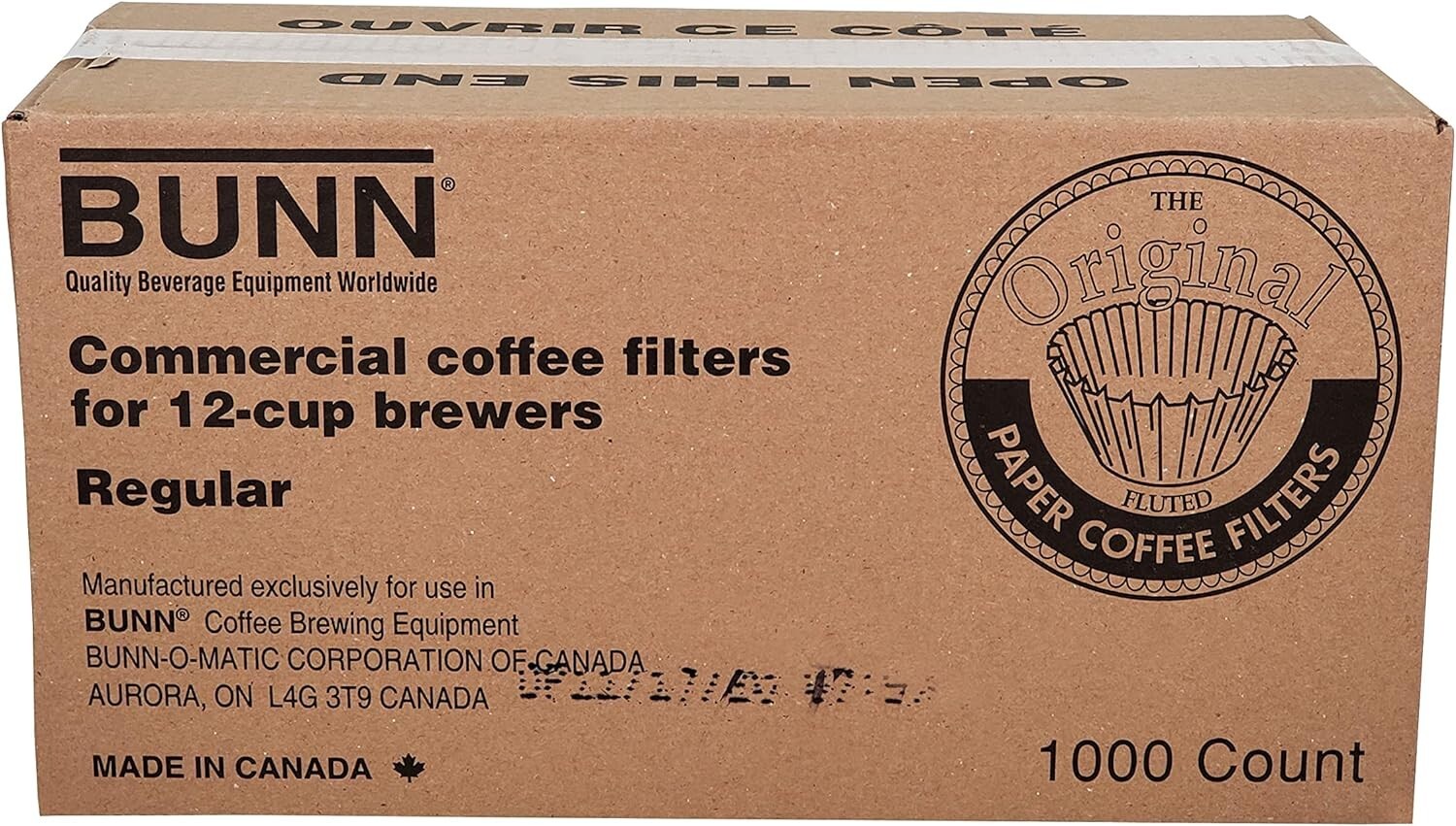 BUNN 12-Cup Commercial Coffee Filters 1000 count 20115.0000 | eBay
